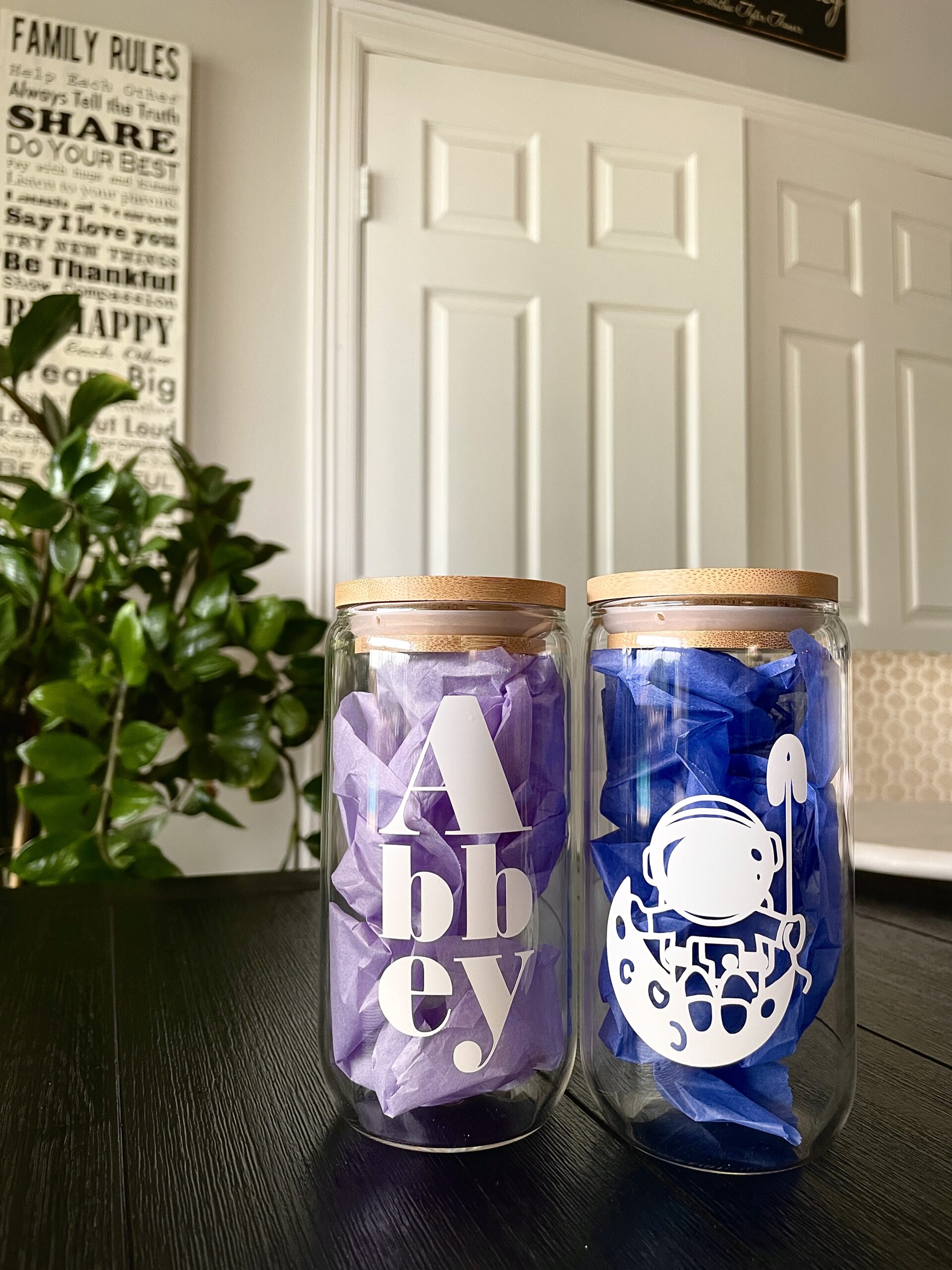 Level Up Your Glass Cups: Fun and Easy Vinyl DIY Projects - times with ...